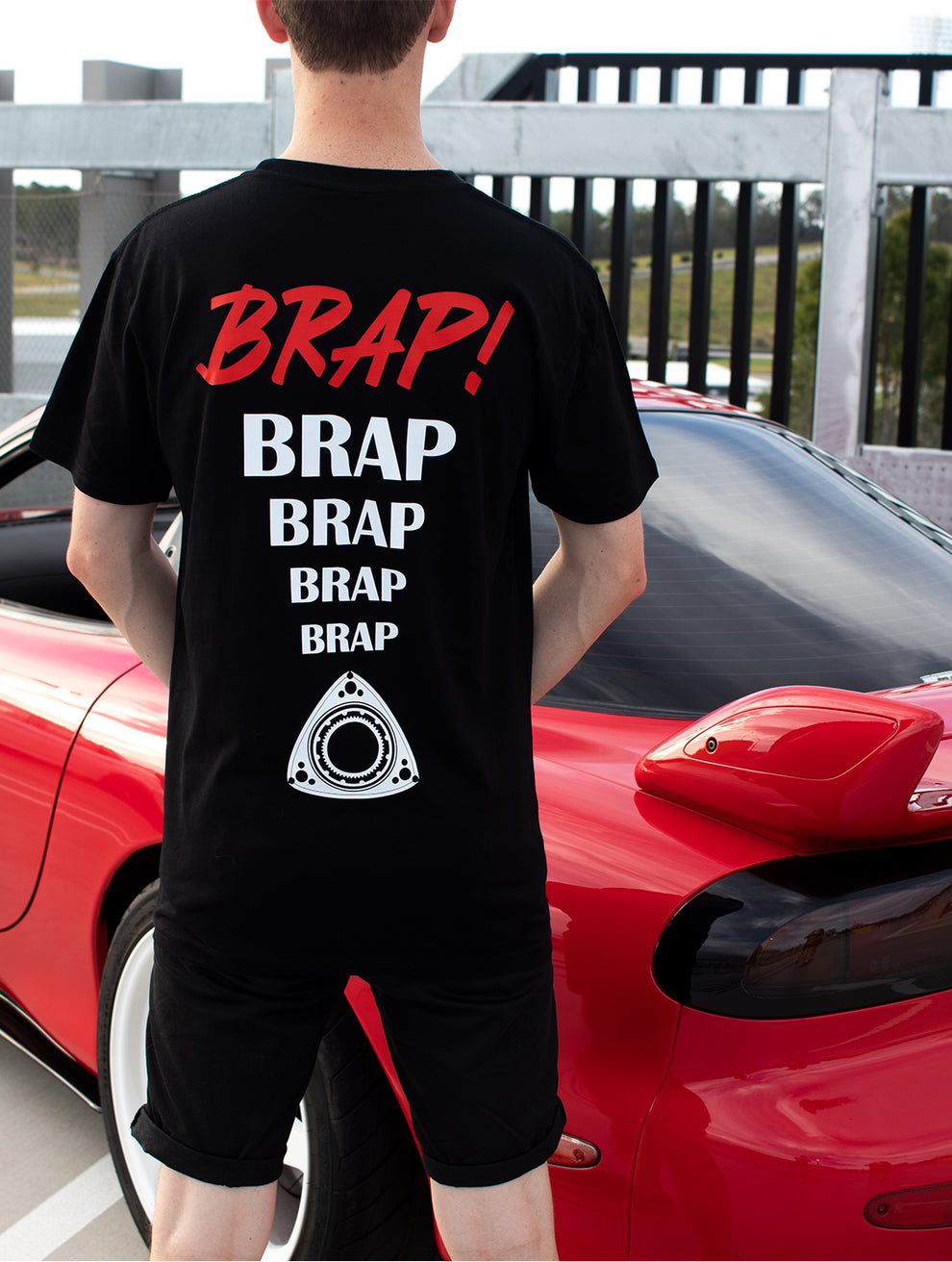 Brap, Brap, Brap Rotary T-Shirt – SevenThreads